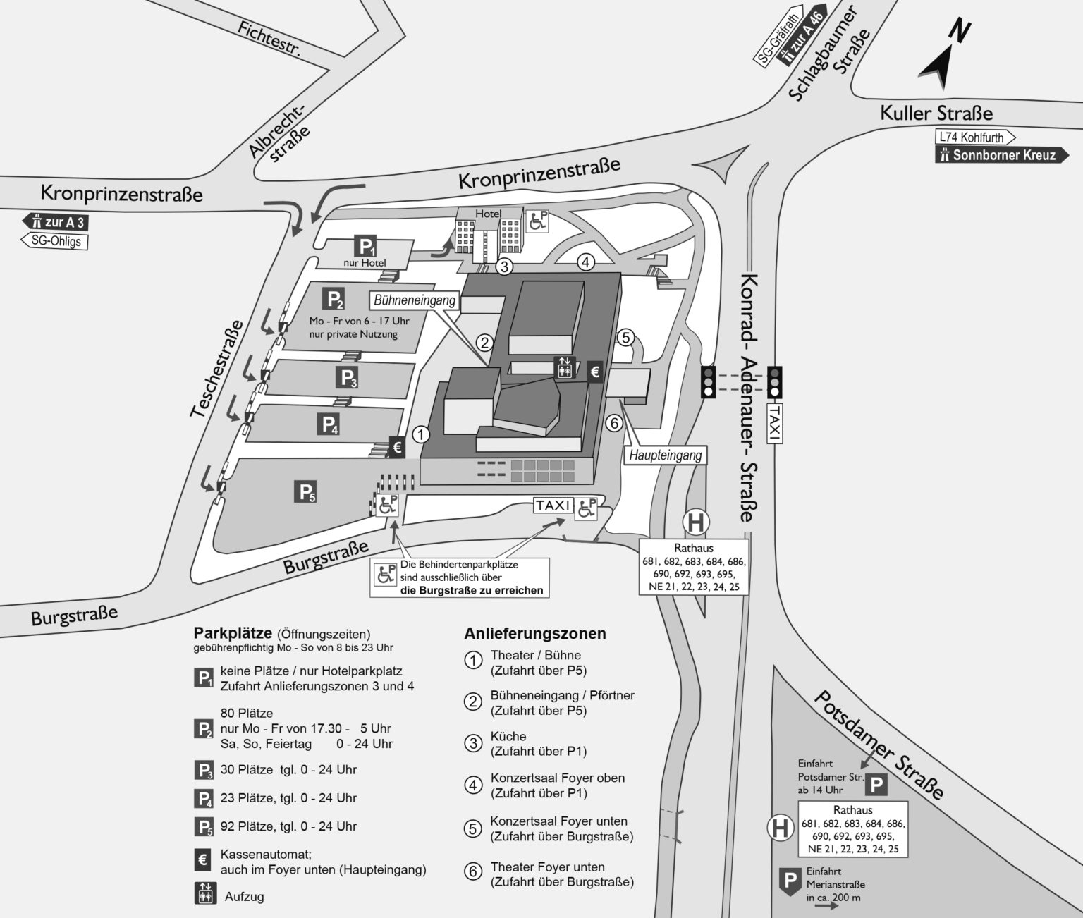 Anfahrt - Theater & Konzerthaus Solingen